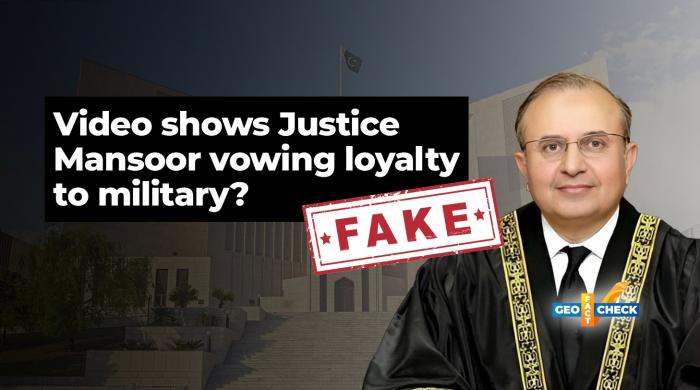 Fact-check: AI-generated video of Justice Mansoor Ali Shah goes viral ...