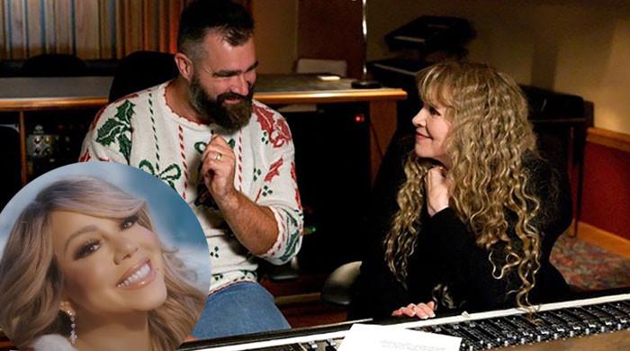Jason Kelce reacts on surpassing Mariah Carey with new Christmas hit