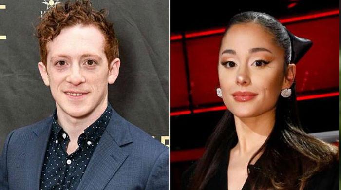 Ethan Slater teases 'Wicked' set moments with girlfriend Ariana Grande