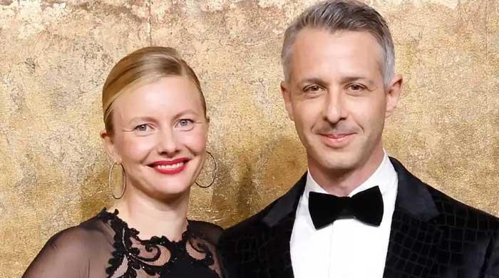 Emma Wall praises 'busy' husband Jeremy Strong as 'great' dad