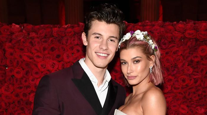 Hailey Bieber, Shawn Mendes photos go viral amid her first Christmas as mom