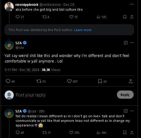 Grammy winner SZA fires back at body-shaming comments