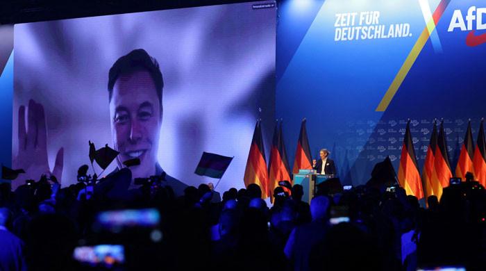 Elon Musk addresses German far-right rally by video link