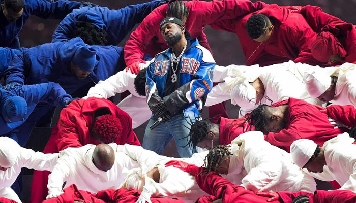 Kendrick Lamar's Super Bowl show hailed as 'the best ever'