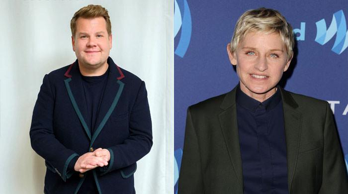 James Corden guides Ellen DeGeneres through life in the UK?