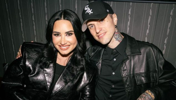 Demi Lovato celebrates Valentine's Day with fiancé Jutes