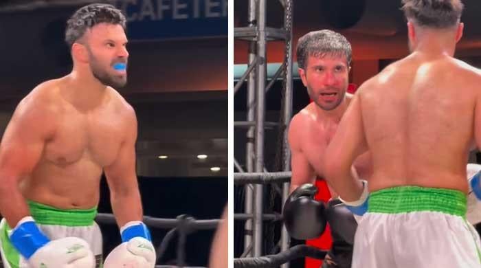 Celebrity boxing match: Rahim Pardesi beats Feroze Khan in split decision