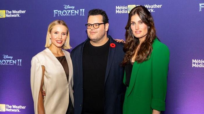 The cast of 'Frozen' reunites at the Nederlander Theatre