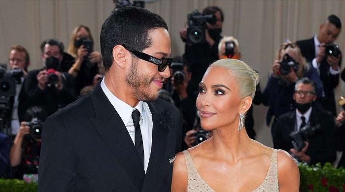 Kim Kardashian, Pete Davidson reunite during 'SNL 50' afterparty