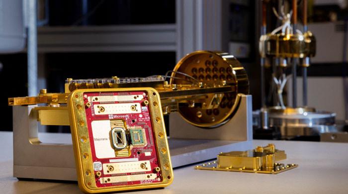 Microsoft creates chip it says shows quantum computers are 'years, not ...
