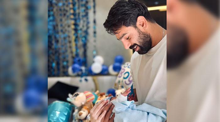 Haris Rauf, wife Muzna welcome first baby boy