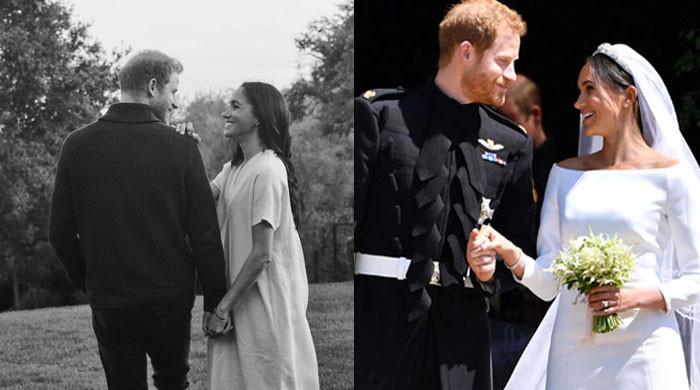 Meghan Markle, Prince Harry's unseen photo released on wedding anniversary