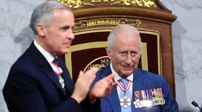 What did King Charles say about Trump in speech to Canada's parliament?