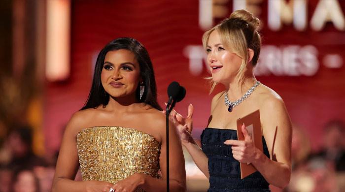 Kate Hudson recalls Mindy Kaling's work commitment during labor