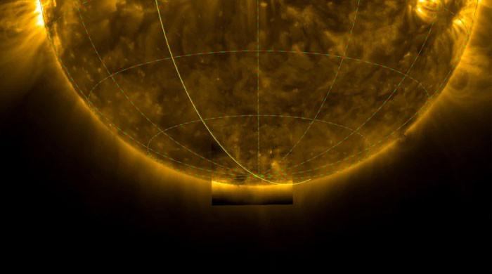 European Solar Orbiter captures first glimpse of Sun's south pole