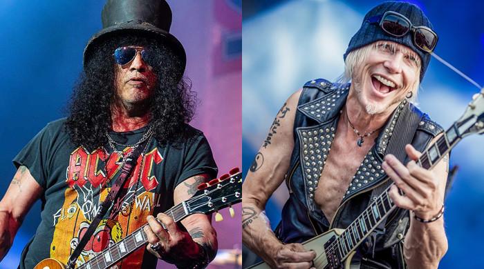 Slash makes surprise appearance at Michael Schenker show