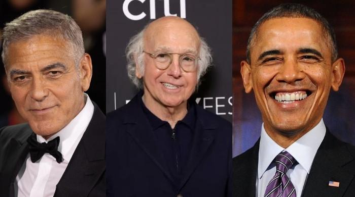 Barack Obama's reaction to George Clooney, Larry David's competition ...