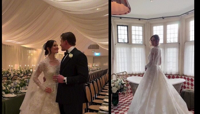 Holly Ramsay shares first look at second wedding dress in new photos